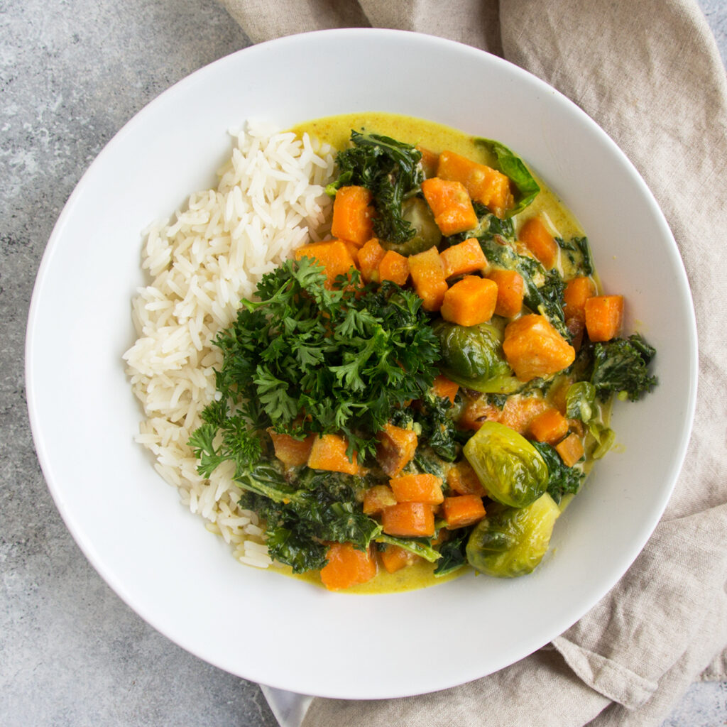 Wärmendes Wintercurry vegan & gesund - Tasty Katy